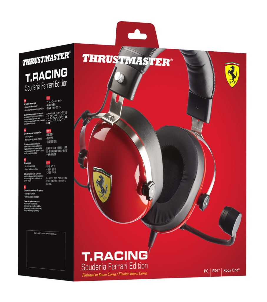 Le casque T.Racing Scuderia Ferrari Edition de Thrustmaster adopte le ...
